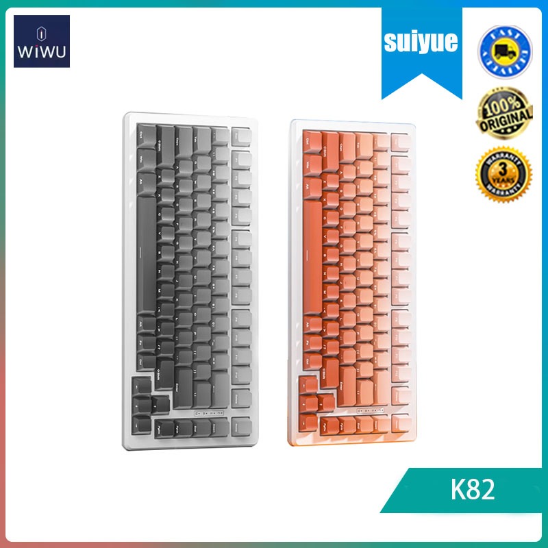 Wiwu mechanical keyboard k82 game office computer hot swappable esports ...