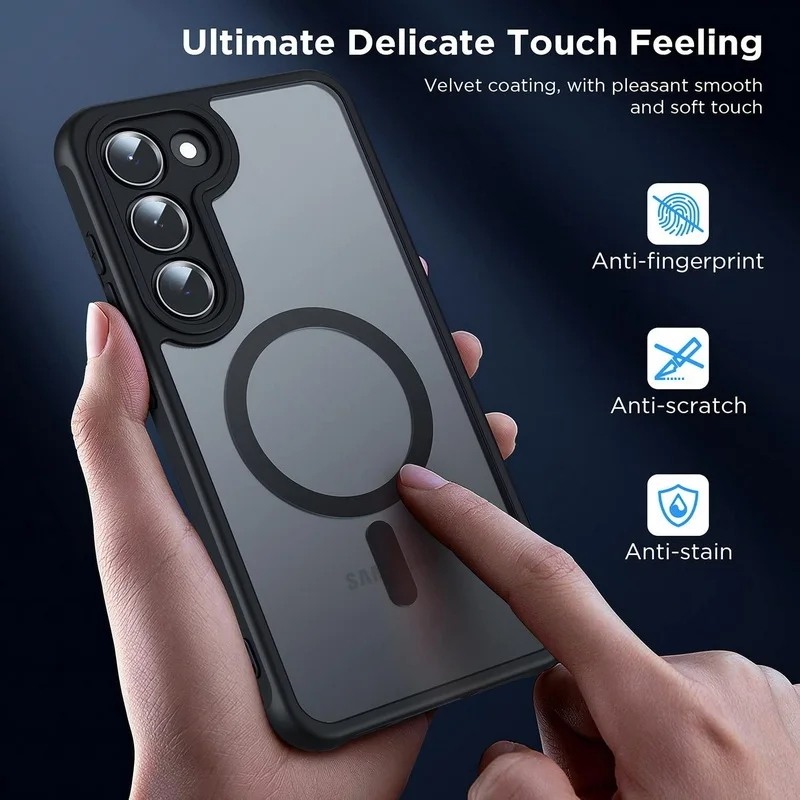 Luxury Magnetic Hard Case For Samsung Galaxy S23 Ultra/S23/S23+/S22/S22 ...