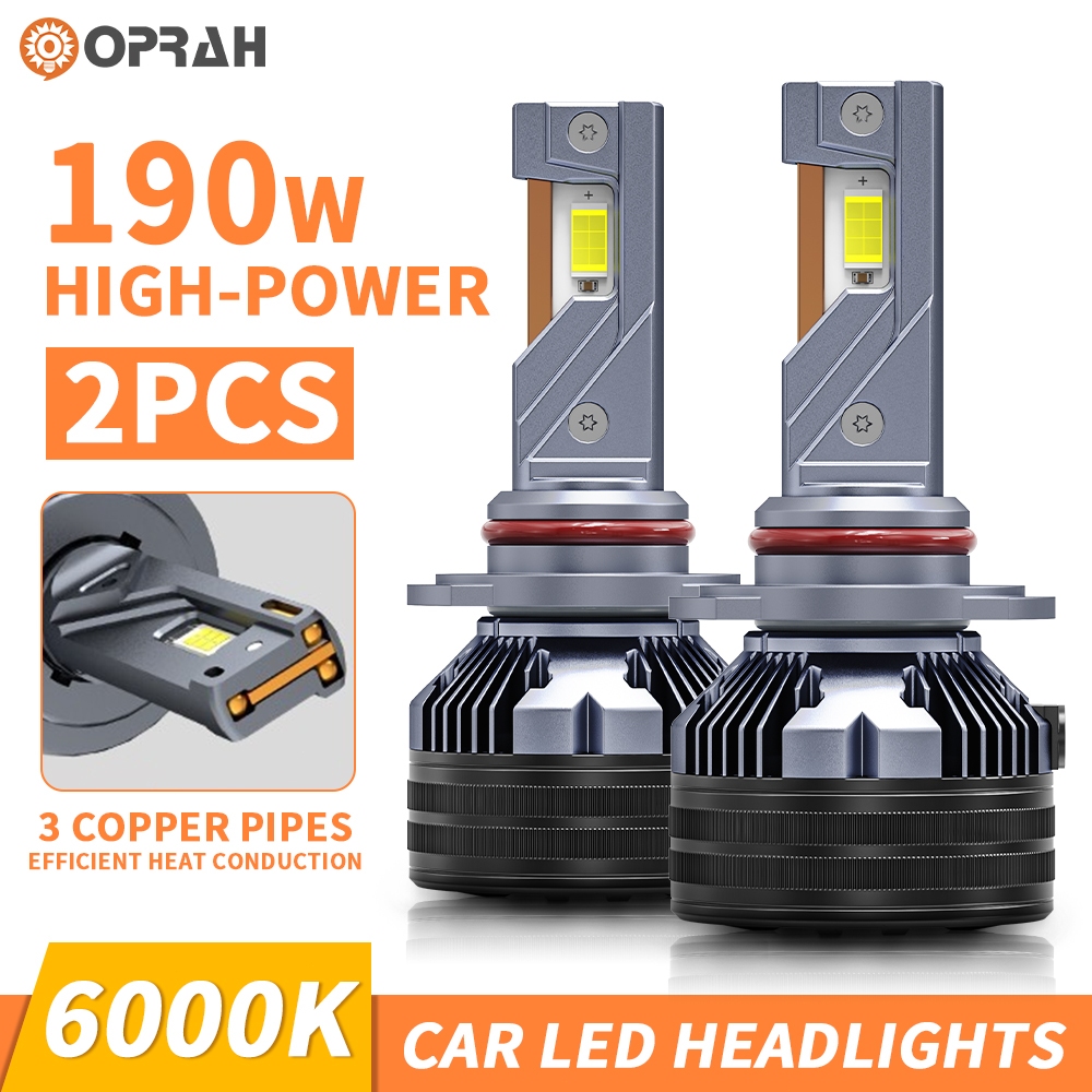 ((2PCS) S85 190W High Power Super Bright H4 LED Headlight 3570 Headlight H1 H7 H8/H11 HB3/9005 ...