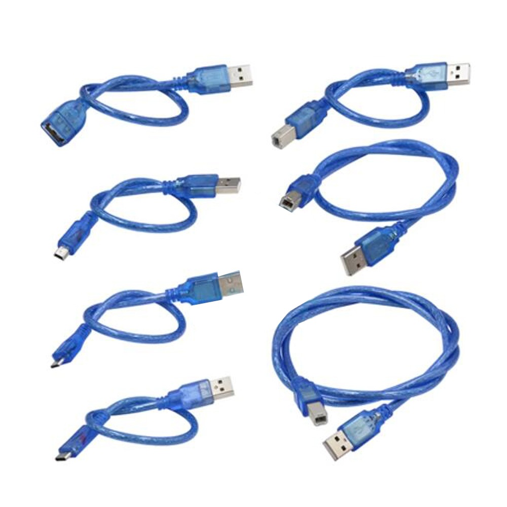 DANSPEED USB 2.0 Type A Male to Mini B 5pin Male PC Data Cable Cord ...