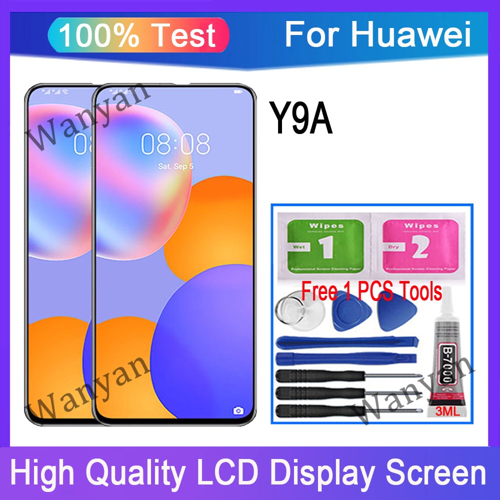 Original Huawei Y9A LCD Display Touch Screen Digitizer With Frame ...