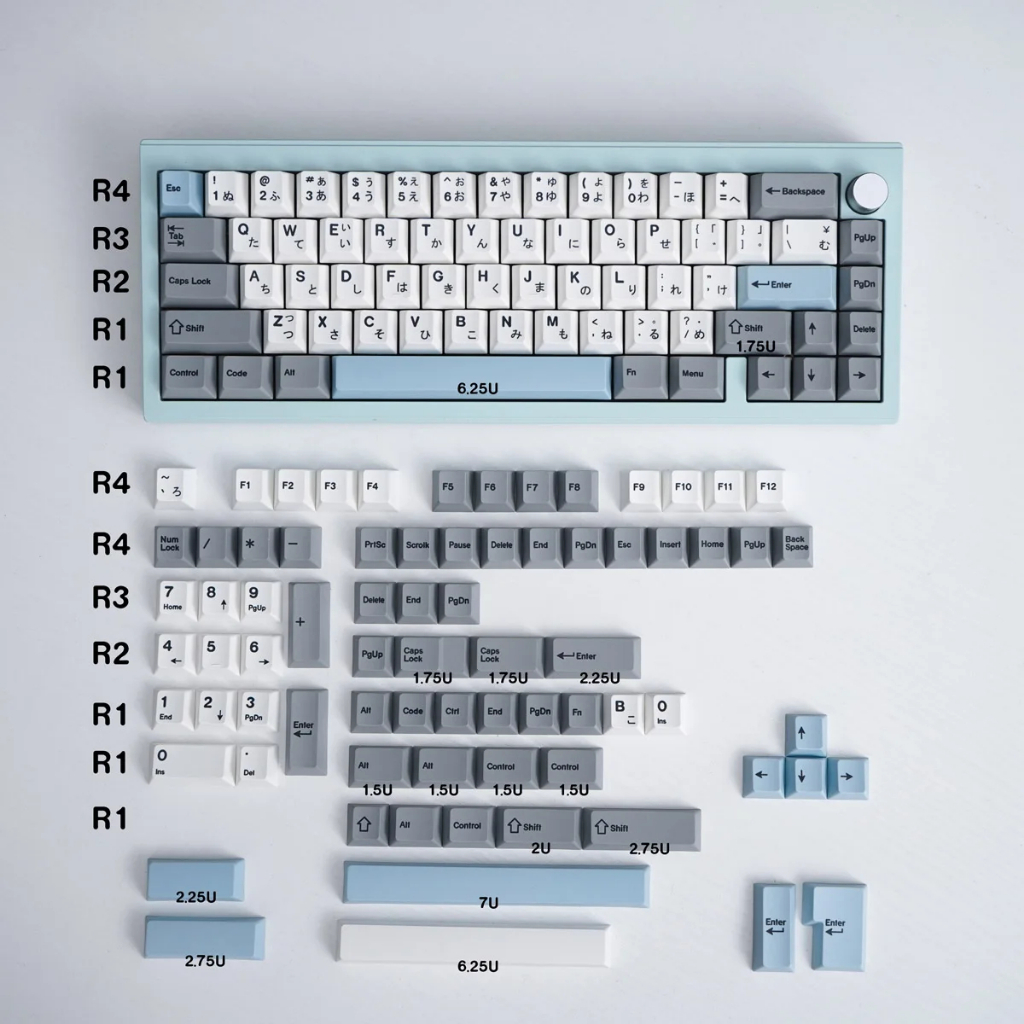 Piano Theme Keycaps Mechanical Keyboard Key Caps 141 Keys Cherry ...
