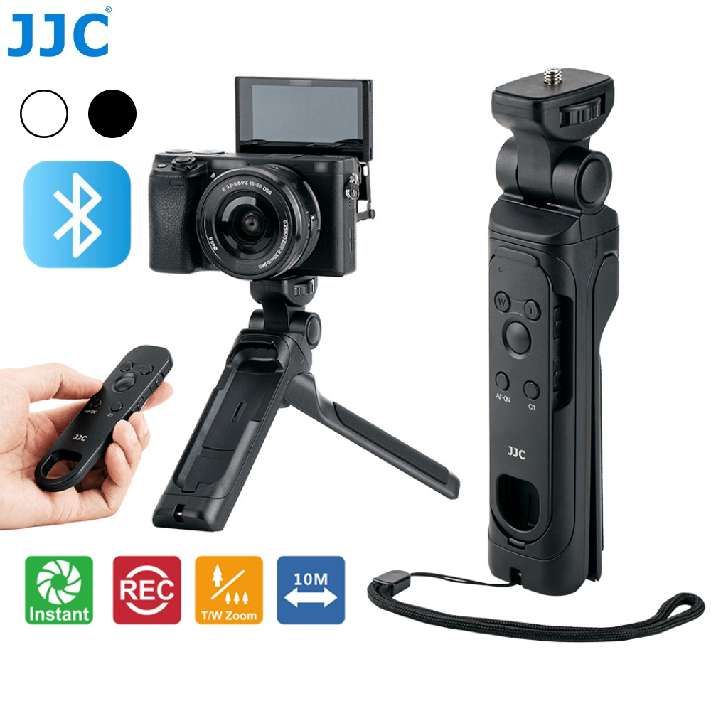 JJC TP-S1 Mini Tripod Grip with Bluetooth Wireless Remote Control for Sony Camera ZV-1 II ZV1 ZV ...