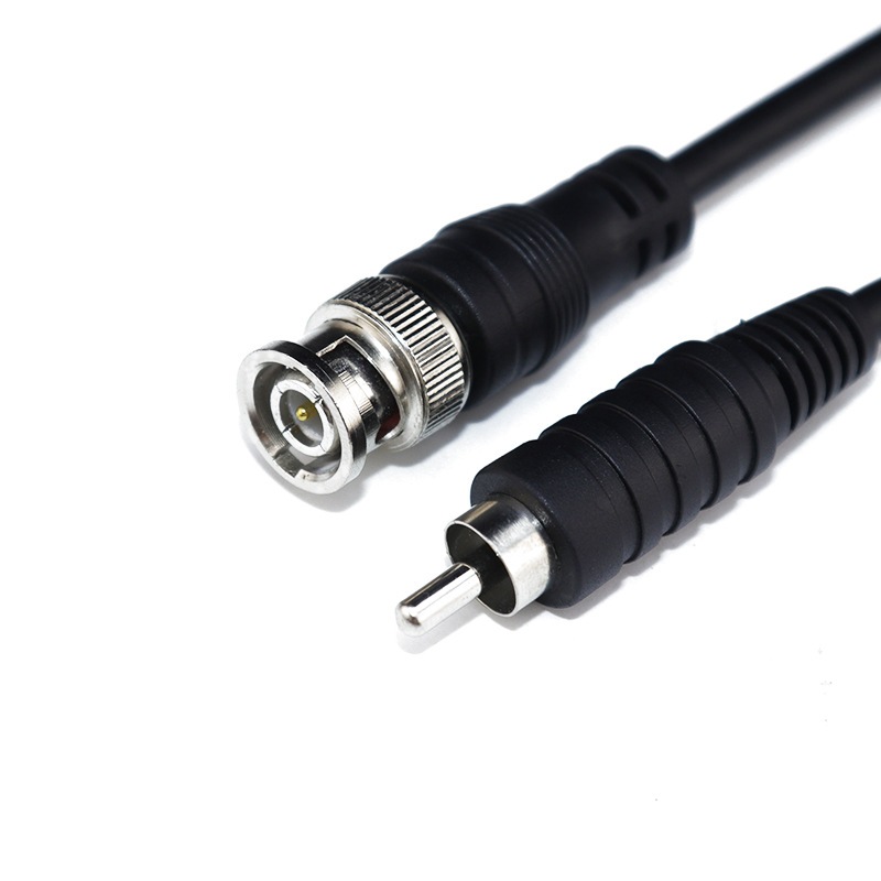 Male to RCA Male Coax Cable Cord Adapter Connector for DVR Camera Lot ...