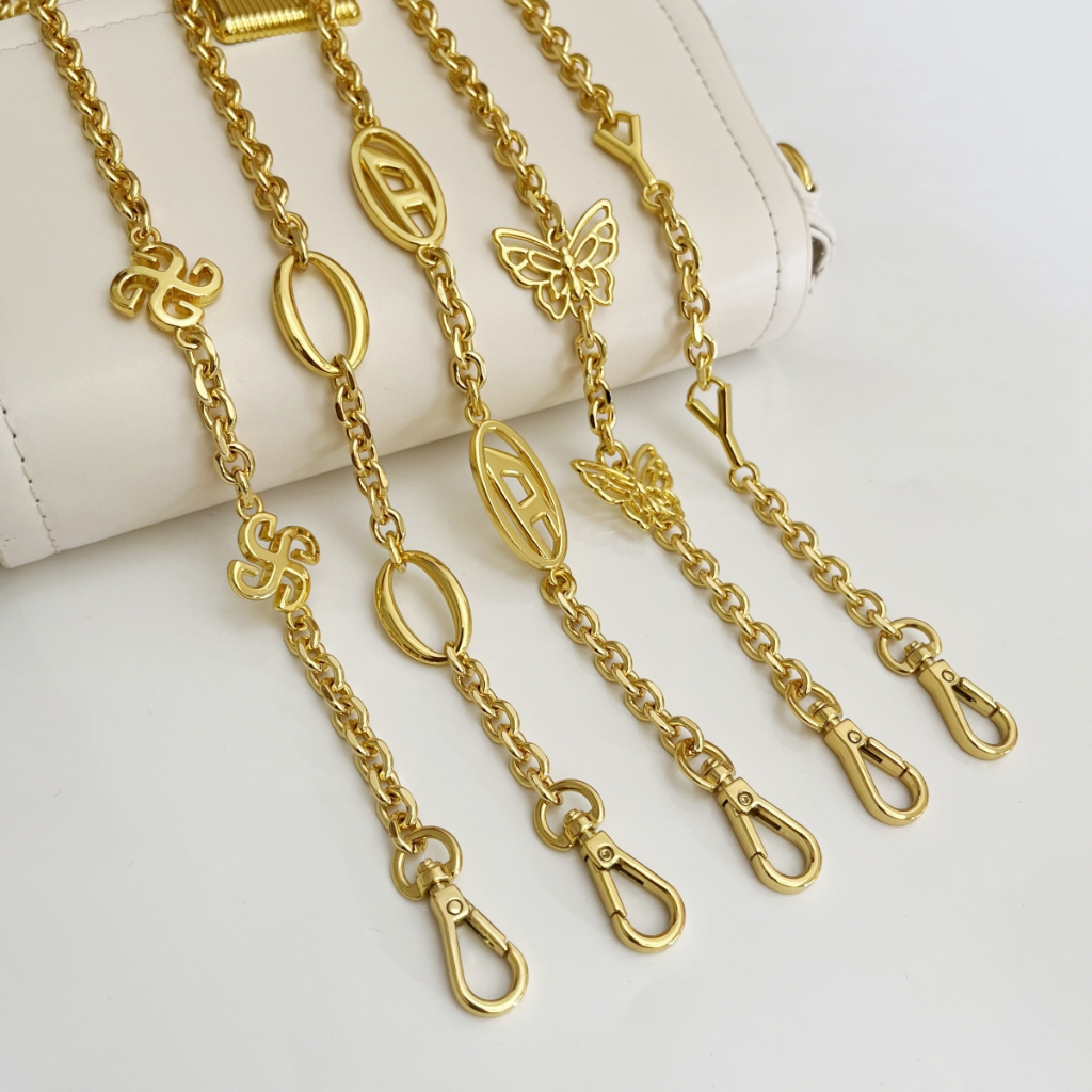 Metal Chain Bag Messenger Strap Bag Accessories Chain Strap High-End ...