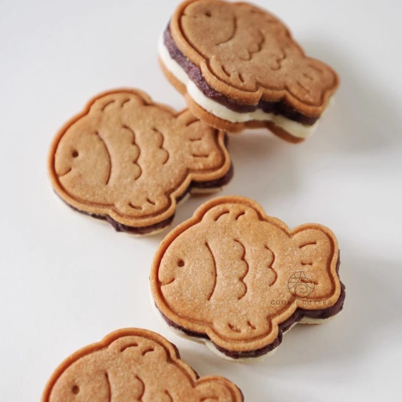 Thickened Cartoon Koi Fish Shape Animal Pattern Pressed Cookie Cutter ...