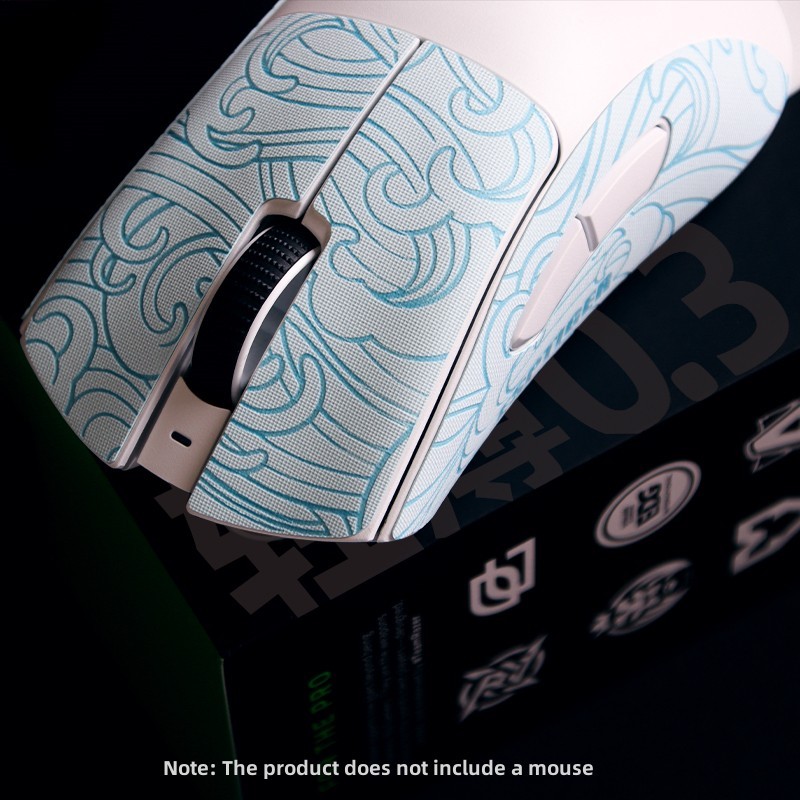 Esports Tiger Gaming Mouse Grip Tape Mouse Skin Side Stickers Sweat ...
