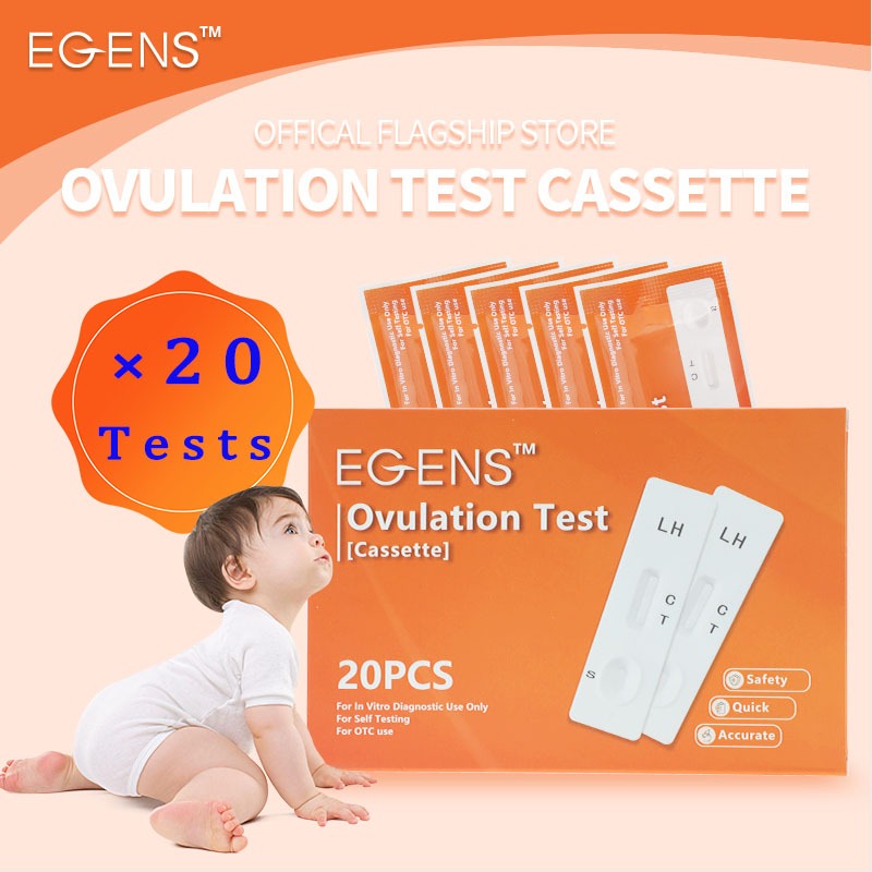 EGENS 20 pcs one step Ovulation Test Cassette easy to use Diagnostic ...
