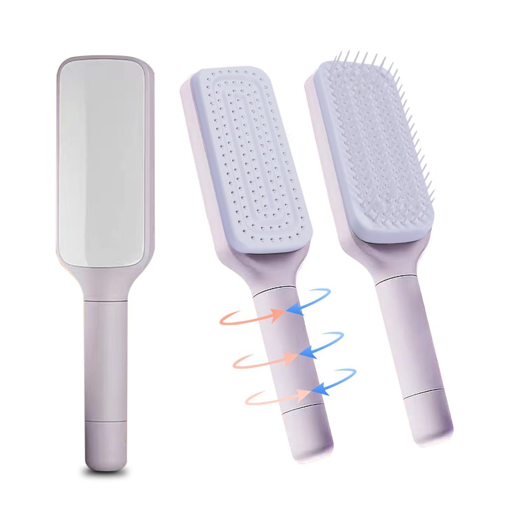 Self Cleaning Hair Brush Anti-Static Hairbrush Air Cushion Comb ...