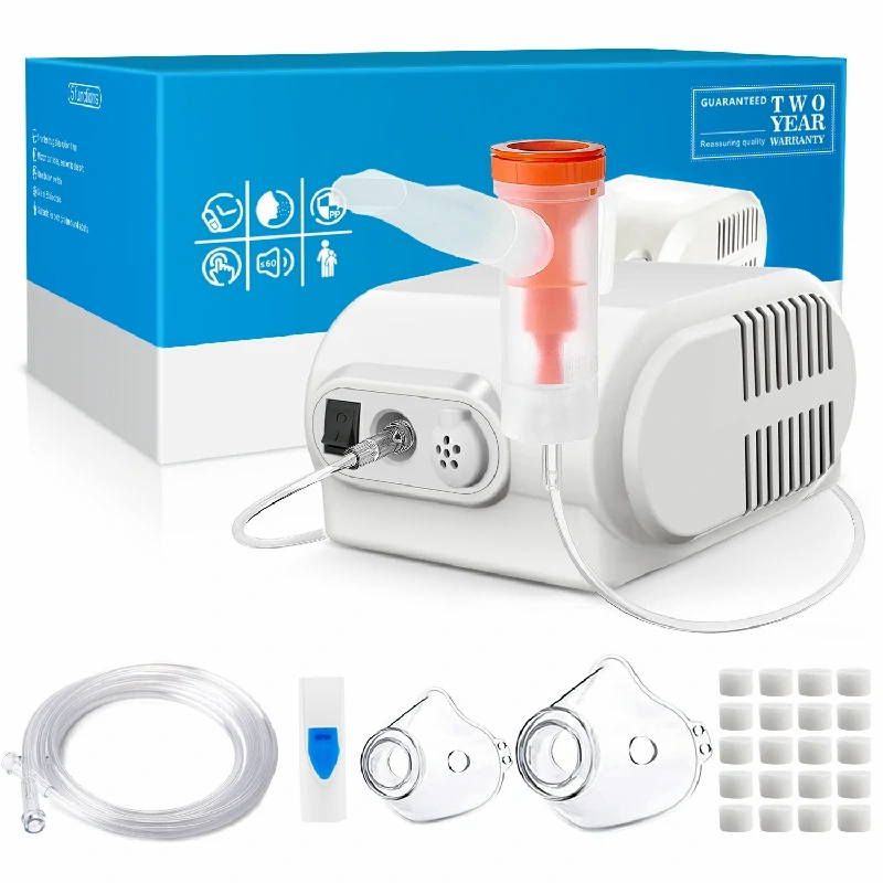 Compressed Nebulizer Ultrasonic Atomizer Spray Mini Inhaler Cough ...