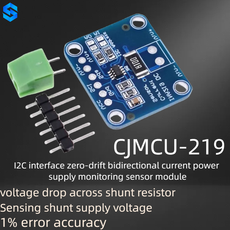 CJMCU-219 INA219 I2C interface zero drift bidirectional current power ...