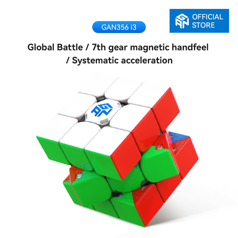 GAN 356 i3 Speed Cube 3x3 Smart Cube Magnetic Cube Intelligent Tracking Timing Movements Steps ...