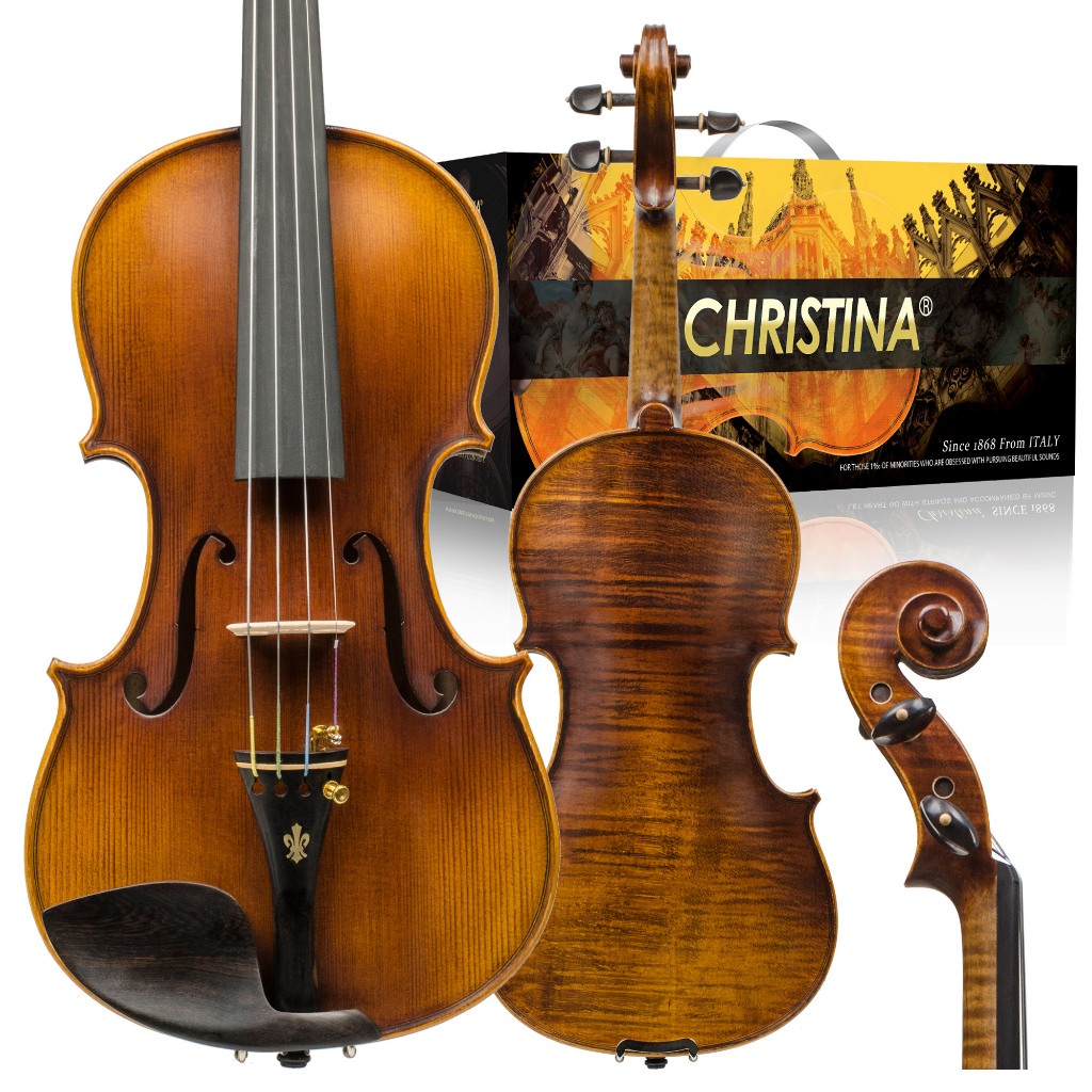 CHRISTINA V07B Violin Instrument Adult Full Size Violin 4/4 Best ...