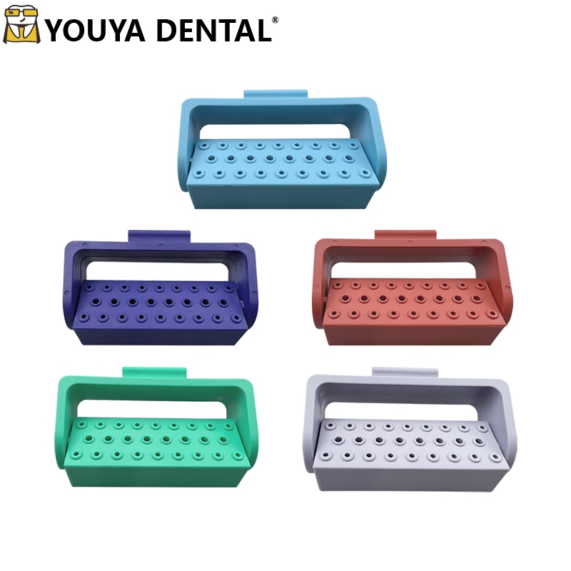 26 Holes Highspeed Lowhspeed Bur Holder For Dental Box Sterilizer Case ...