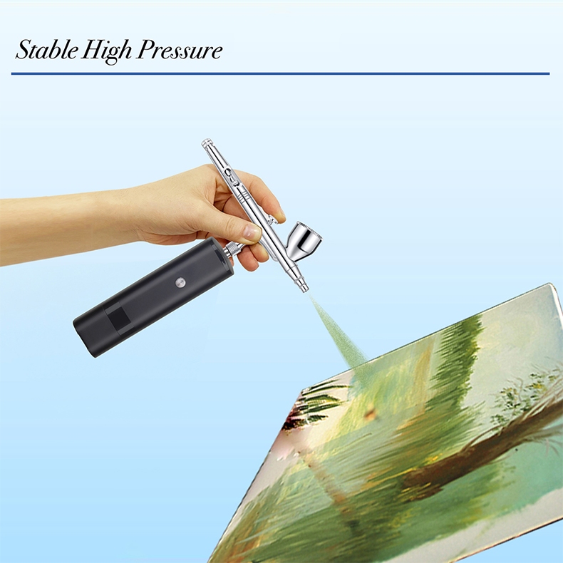 Casubaris Multi-Purpose Cordless Mini Airbrush Set Spray Pump Gen Pen ...