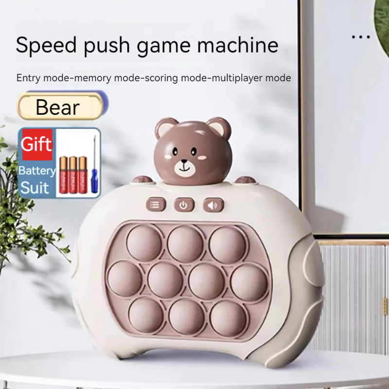 Quick Push Game Console Electronic Speed Push Through Pop It Game ...