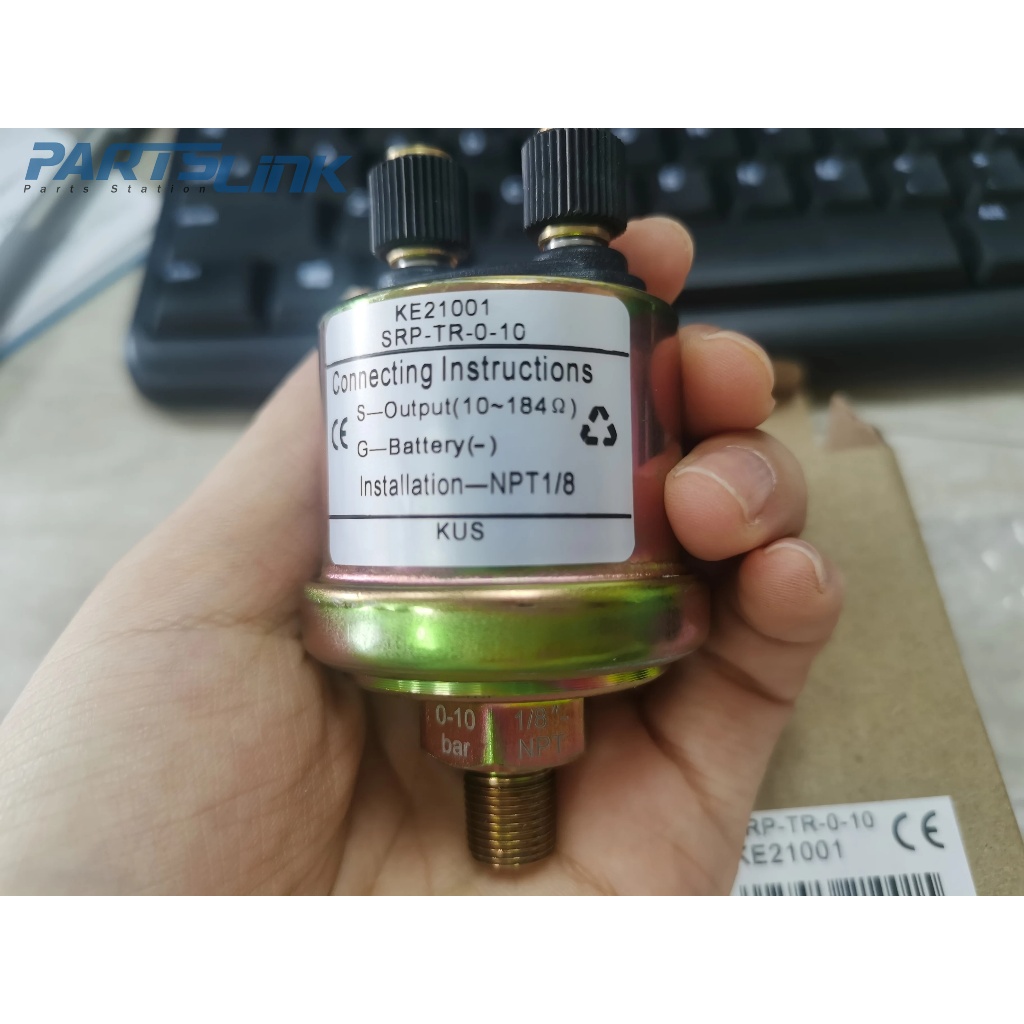 M10*1 K-E21003 Mechanical oil pressure sensor no alarm for generator white zinc plated kus ...