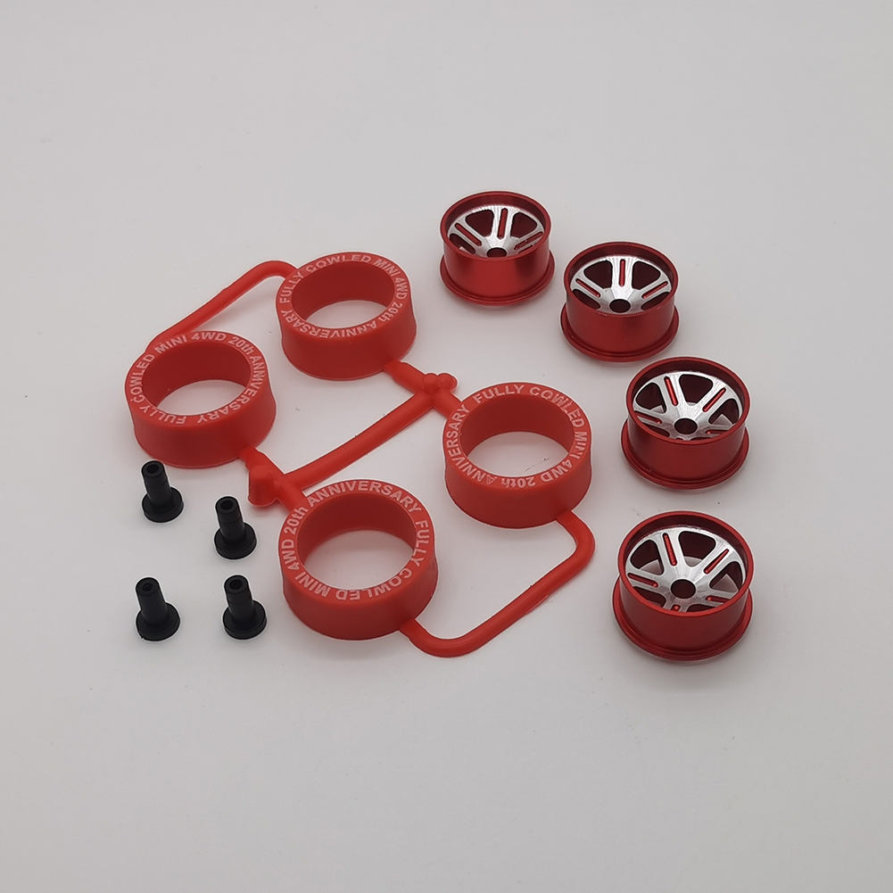 Mini Four-Wheel Drive Accessories Medium Diameter 20.5mm Aluminum Wheel ...