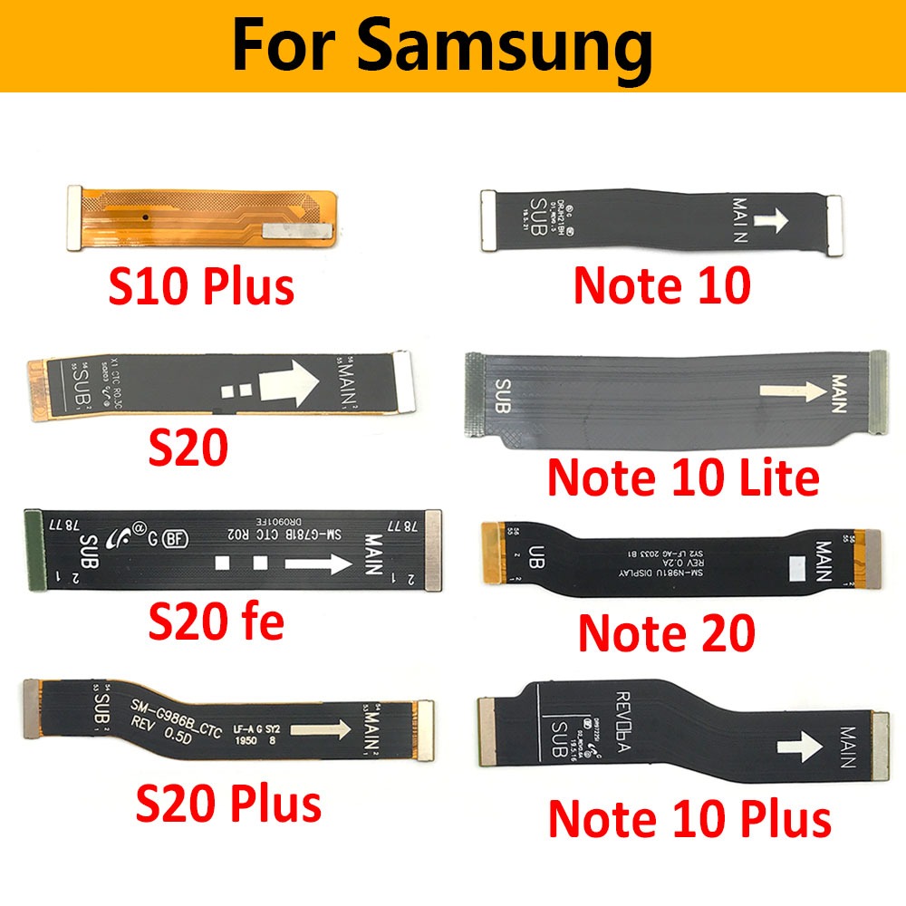 Main Flex Cable For Samsung Note 10 Lite Note 20 S10 Plus S20 Fe ...