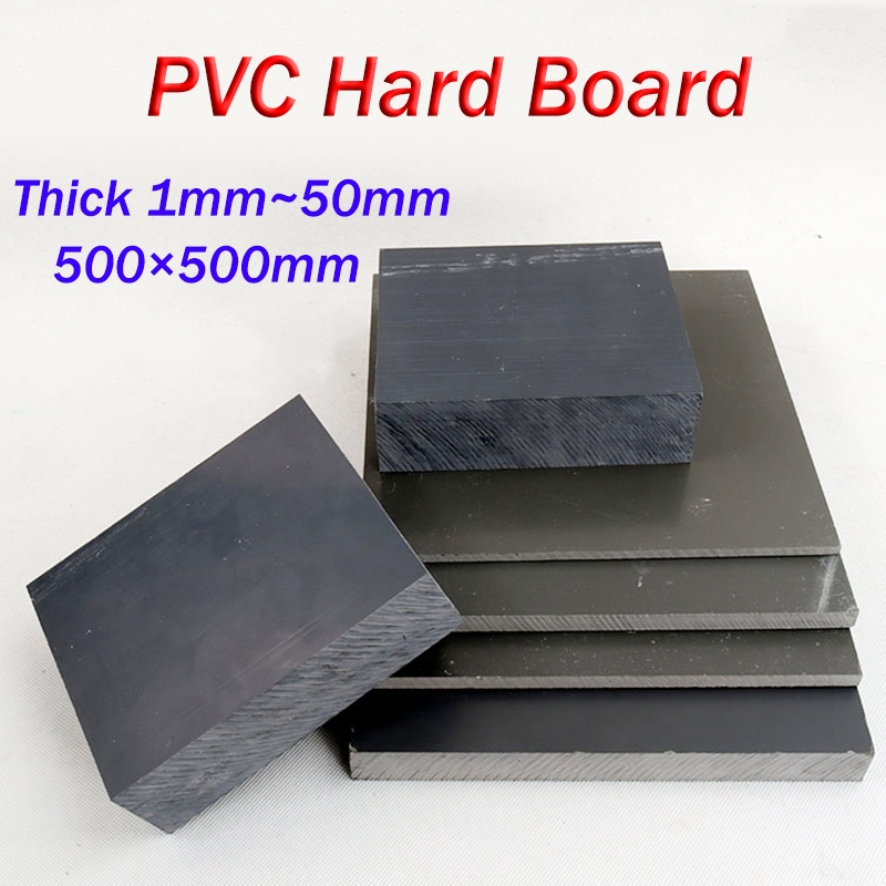 Thick 3mm~50mm Black PVC Hard Board Plastic Plate 500mm×500mm Sheet ...