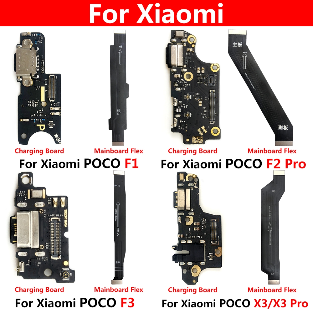New For Xiaomi Poco F2 Pro F1 F3 X3 Pro USB Power Charging Board ...