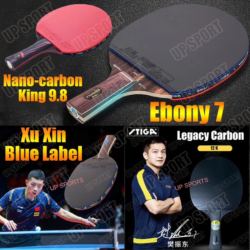 【Fast Delivery丨Buy 1 Free 7 】STIGA Table Tennis Racket Ebony 7 / Nano ...