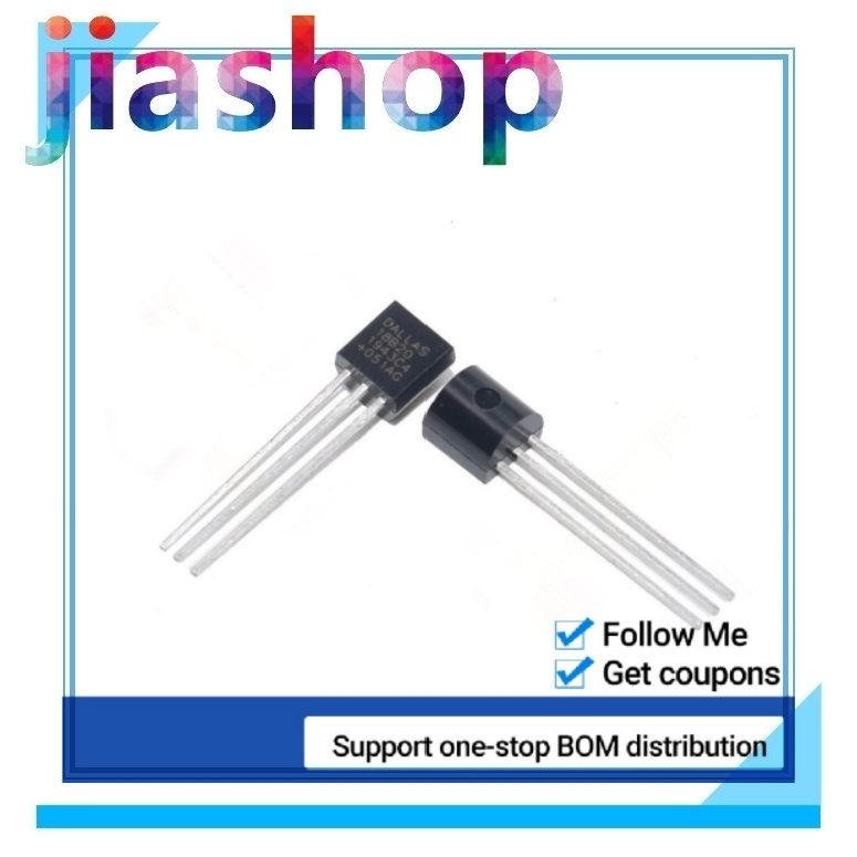 5Pcs Original DALLAS DS18B20 DS18 18B20 TO-92 CHIP IC Thermometer ...