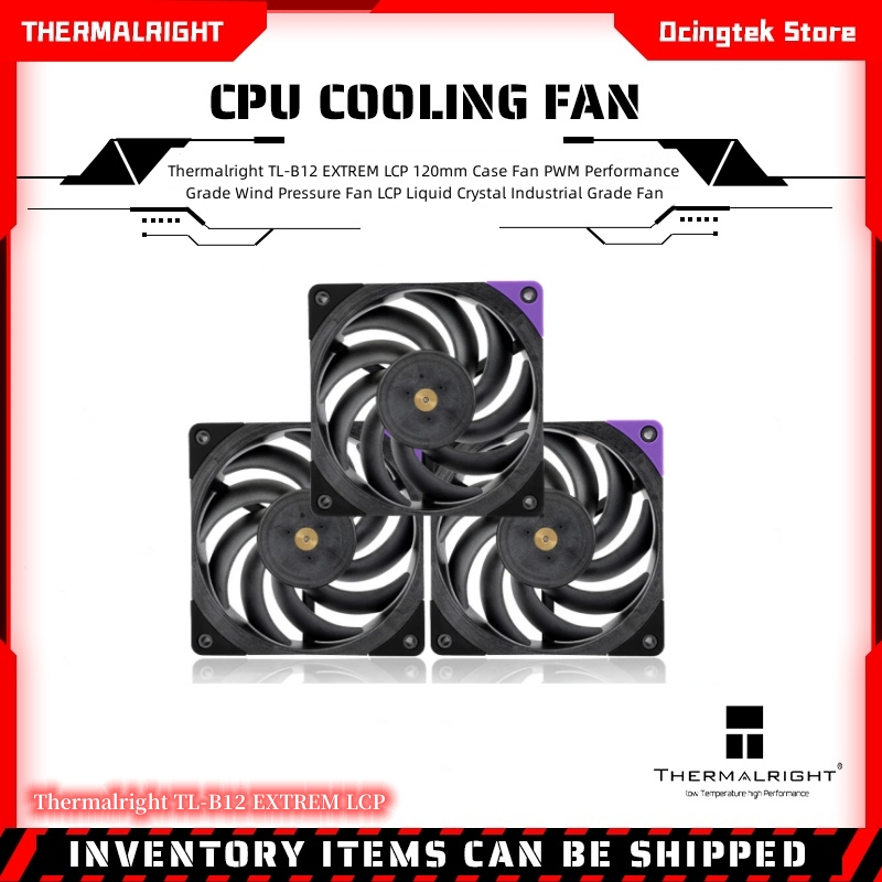 Thermalright TL-B12 EXTREM LCP 120mm Case Fan PWM Performance Grade ...
