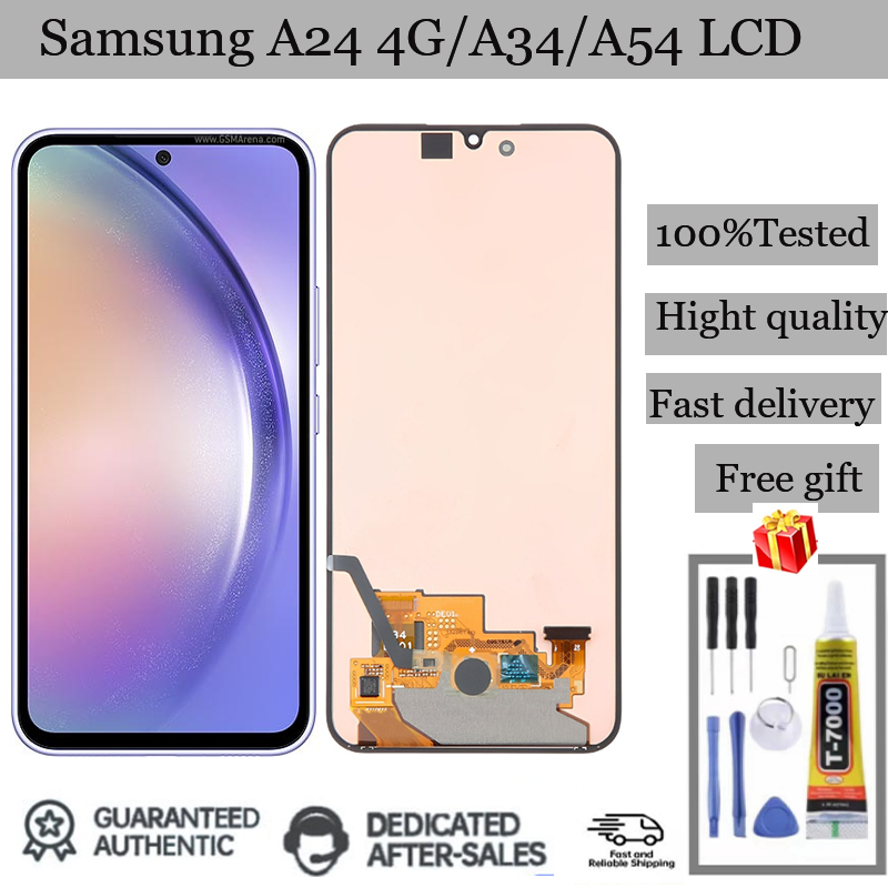 For SAMSUNG Galaxy A24 4G/A34/A54 5g LCD Touch Screen Replacement With ...