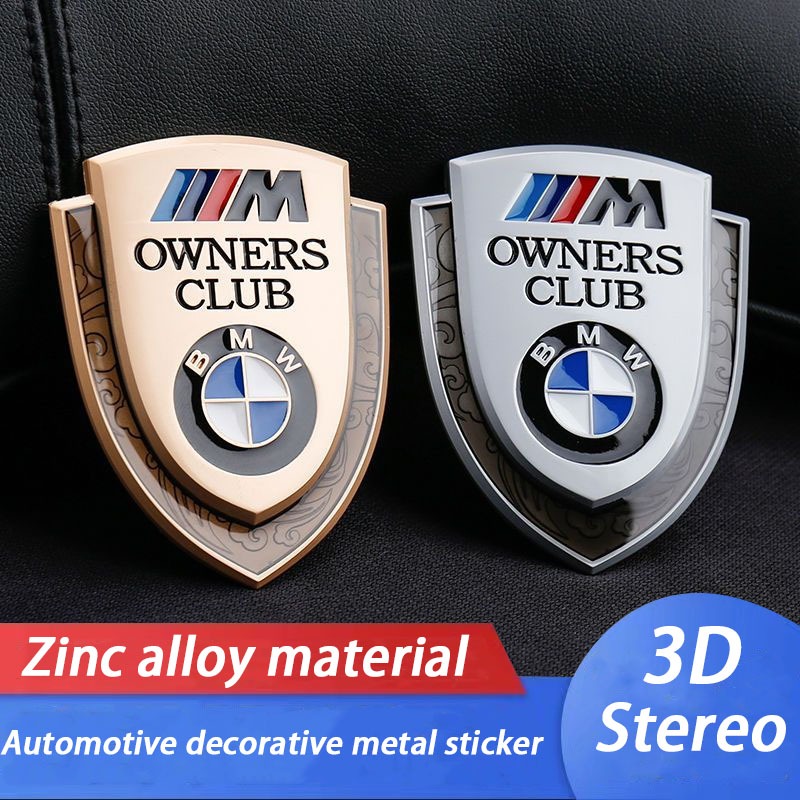 BMW Car 3D stereoscopic zinc alloy side logo 1 Series 3 Series 5 Series ...