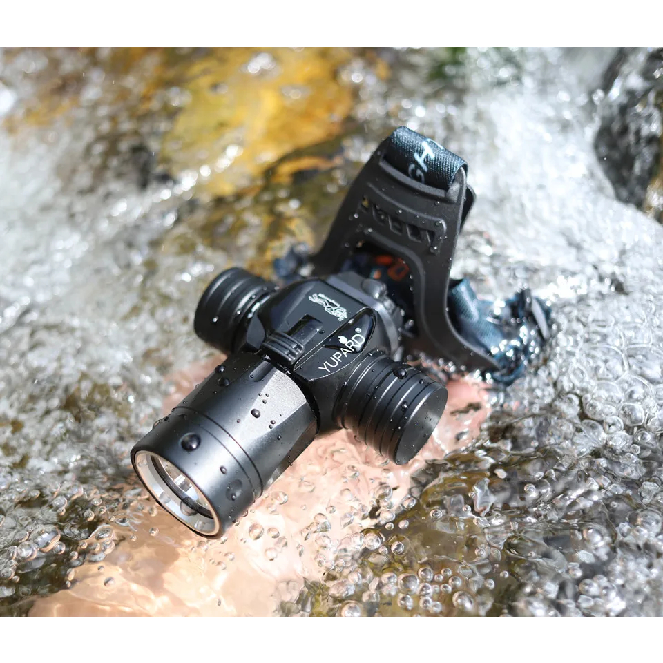 diving powerful L2 flashlight fill light diver waterproof T6 LED ...