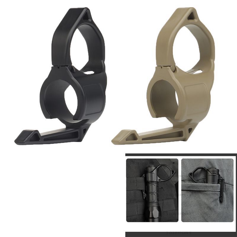 100% Original WOSPORT Tactics Flashlight Ring Finger Ring Portable ...