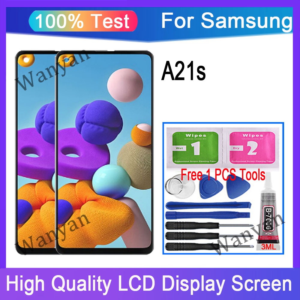 6.5'' inch Original Samsung Galaxy A21S A217 SM-A217F LCD Display Touch Screen Digitizer With ...