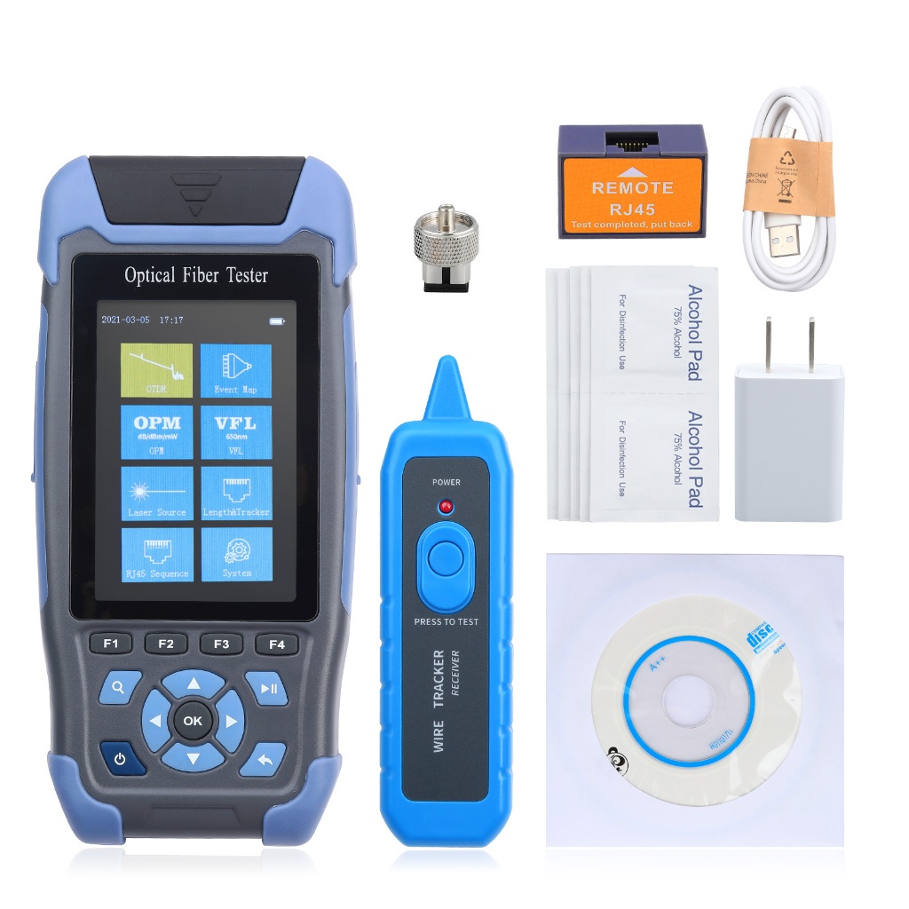 900D Mini pro OTDR Cable tester Fiber Optic Reflectometer 9 functions ...