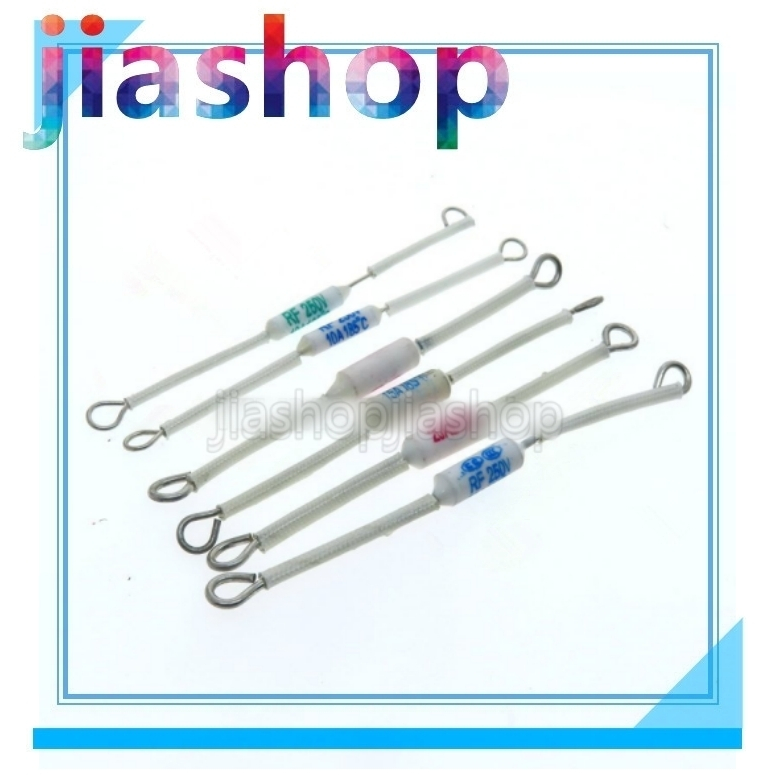 5Pcs RF Thermal Fuse 250V 10A 15A 20A Ceramic temperature fuse Commonly ...