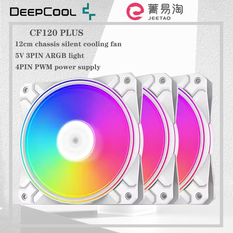 DEEPCOOL CF120 Plus 3 in 1 KIT 120mm 5V 3PIN ARGB Addressable PWM ...