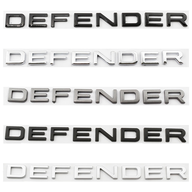 【DEFENDER】ABS NWE Land Rover Defender DEFENDER letter Logo modified Car ...