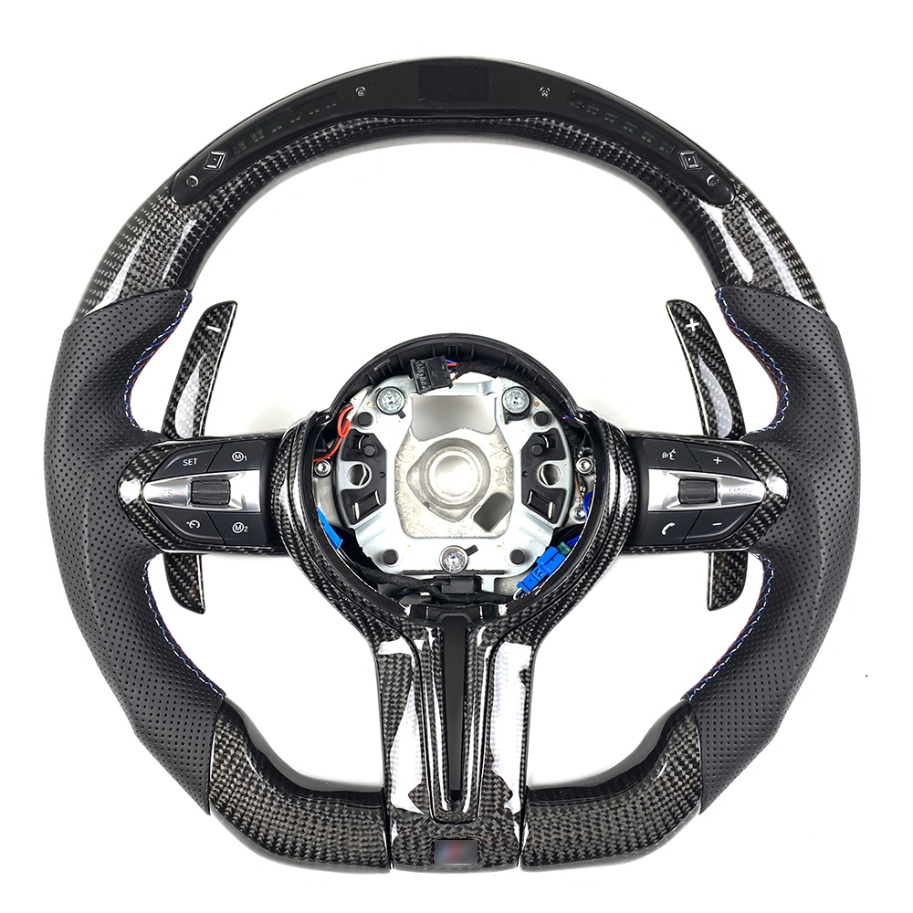 F30 F20 F80 B-M-W LED RPM Steering Wheel for Volante BMW M2 M3 M4 F30 ...