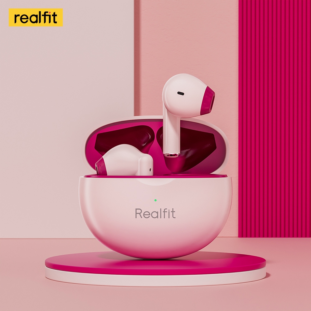 Realfit F2 Bluetooth Earphone Excellent Bass Wireless Earbuds with Mic ...
