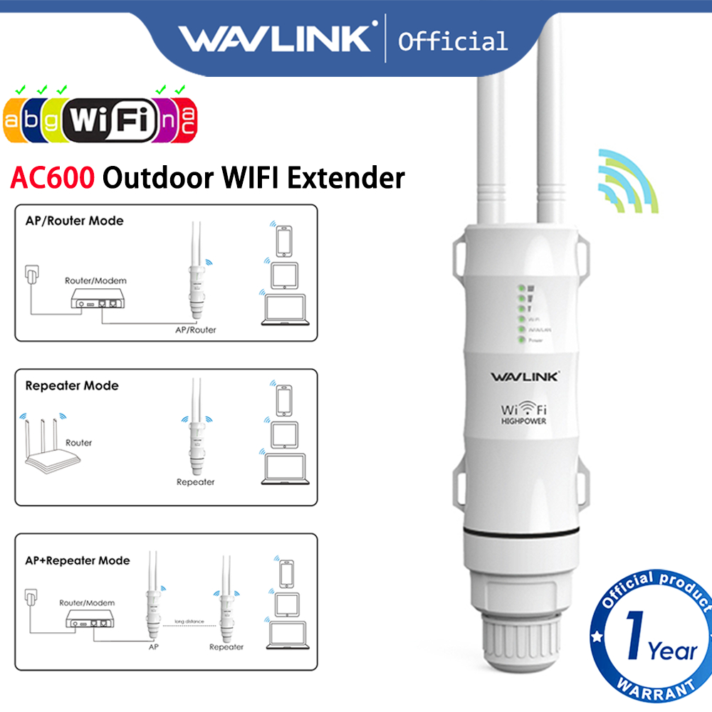 Wavlink Wi-Fi 5 600mbps 5g+2.4g Ac600 High Power Outdoor Wireless Ap ...