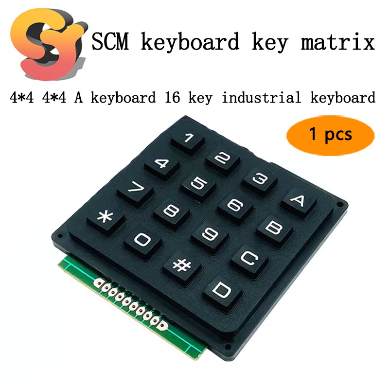 [Ready Stock Supply] 1pcs 16-Key Microcontroller Keyboard Button Matrix ...