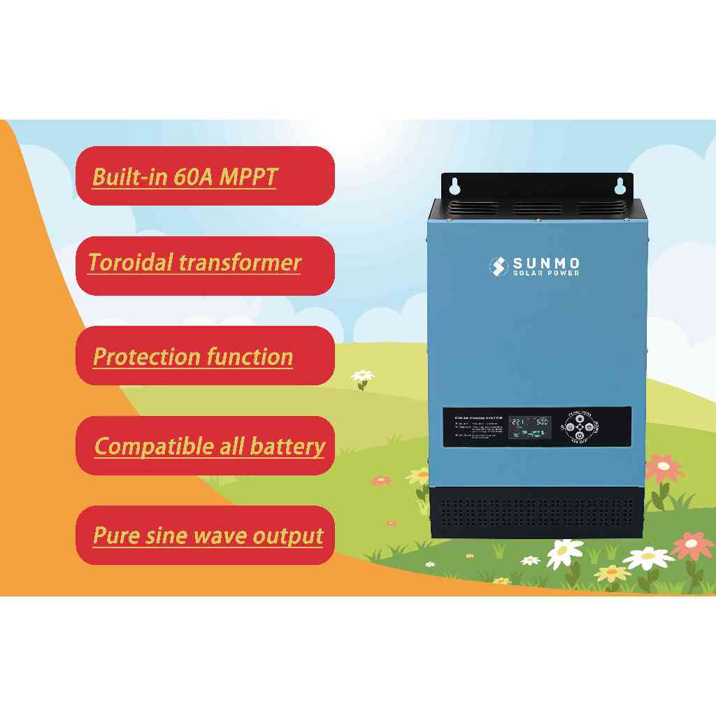 SLS-T series off grid hybrid solar inverter 5KW 5000W 48V | Shopee ...