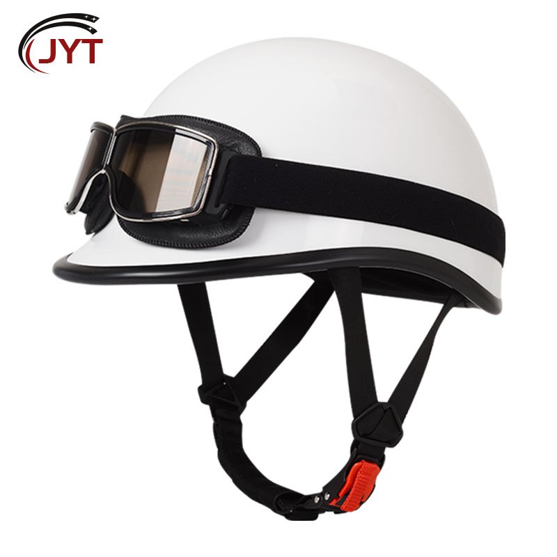 DOT Approved Unisex Half Face Helmet for Men Low Profile Motorcycle ...
