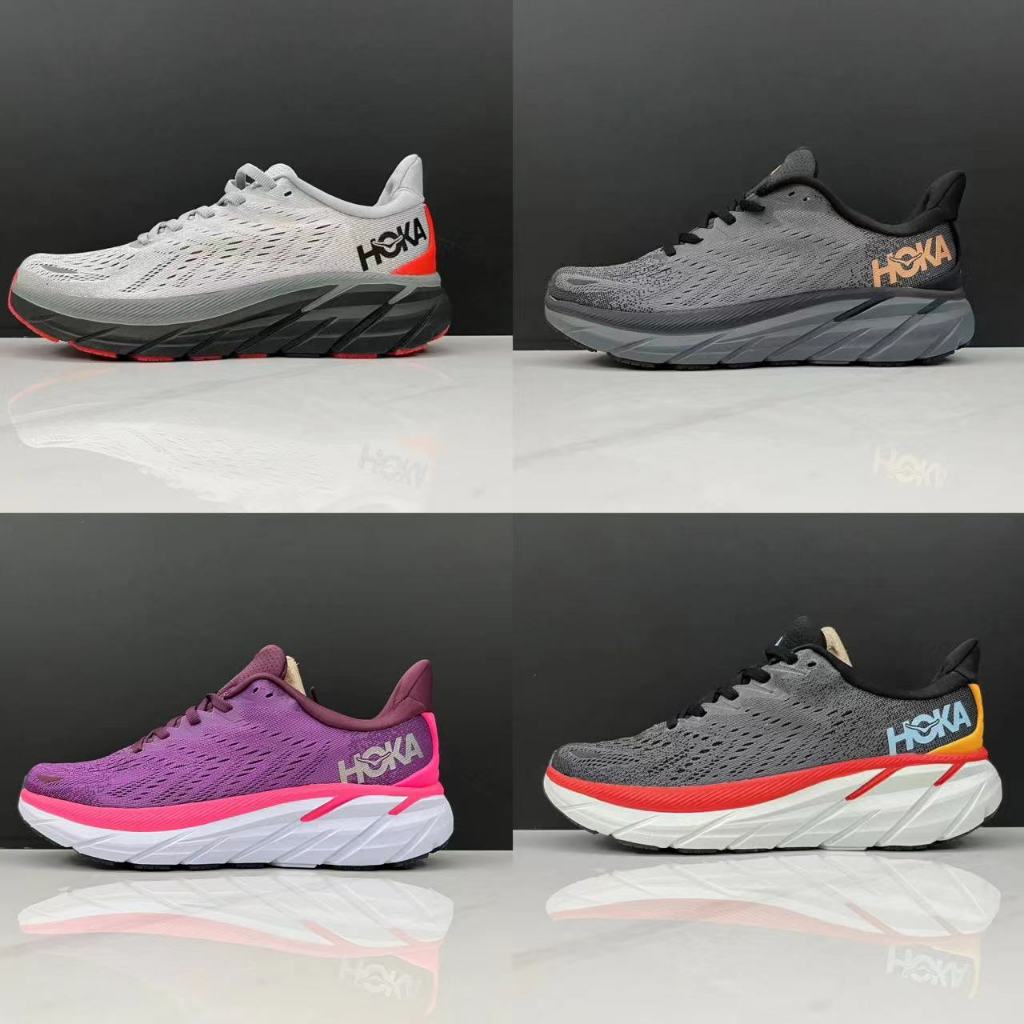 4 colors HOKA ONE ONE Clifton8 breathable and wear-resistant outdoor ...