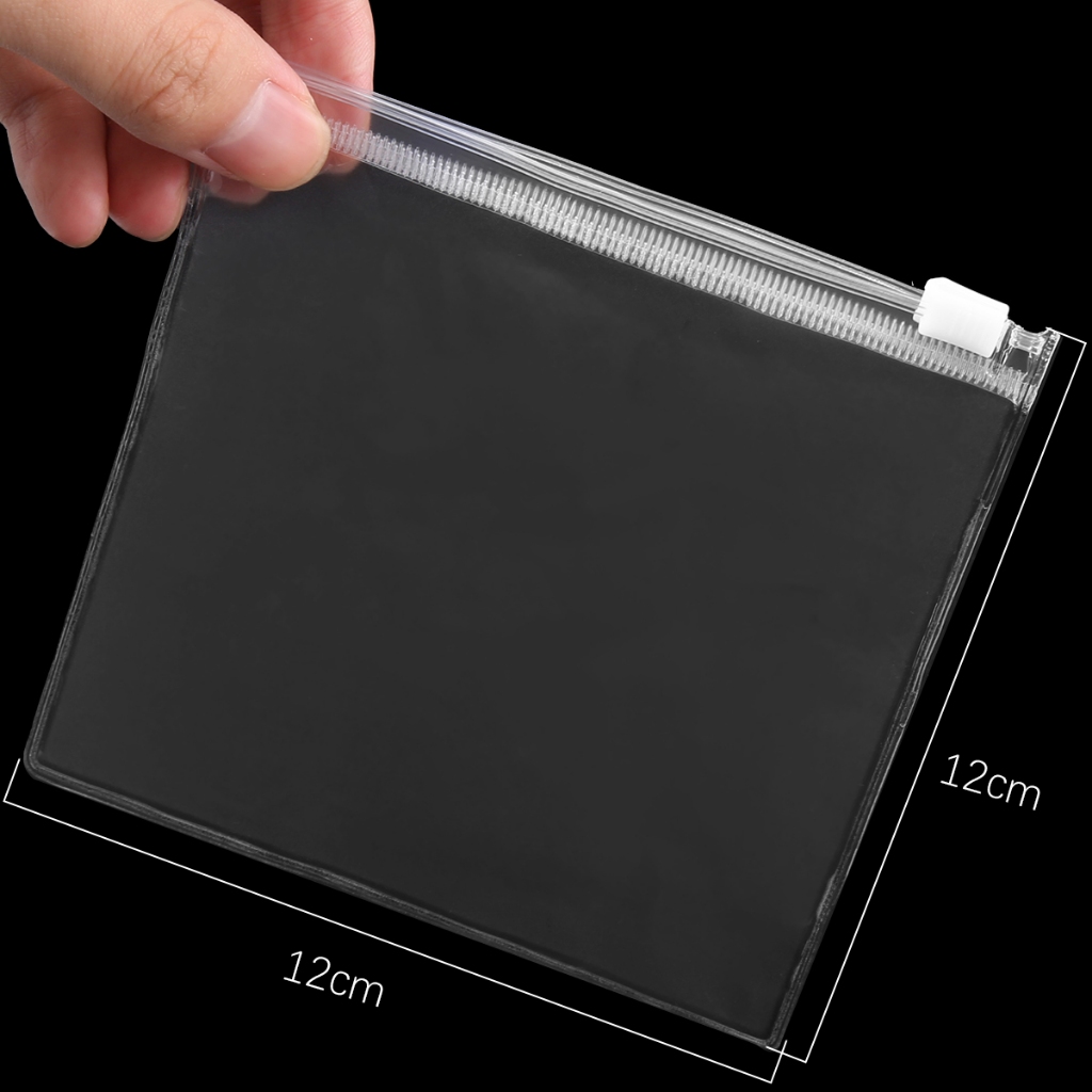 10/50pcs PVC Self Sealing Plastic Jewelry Zip Lock Bags Reclosable ...