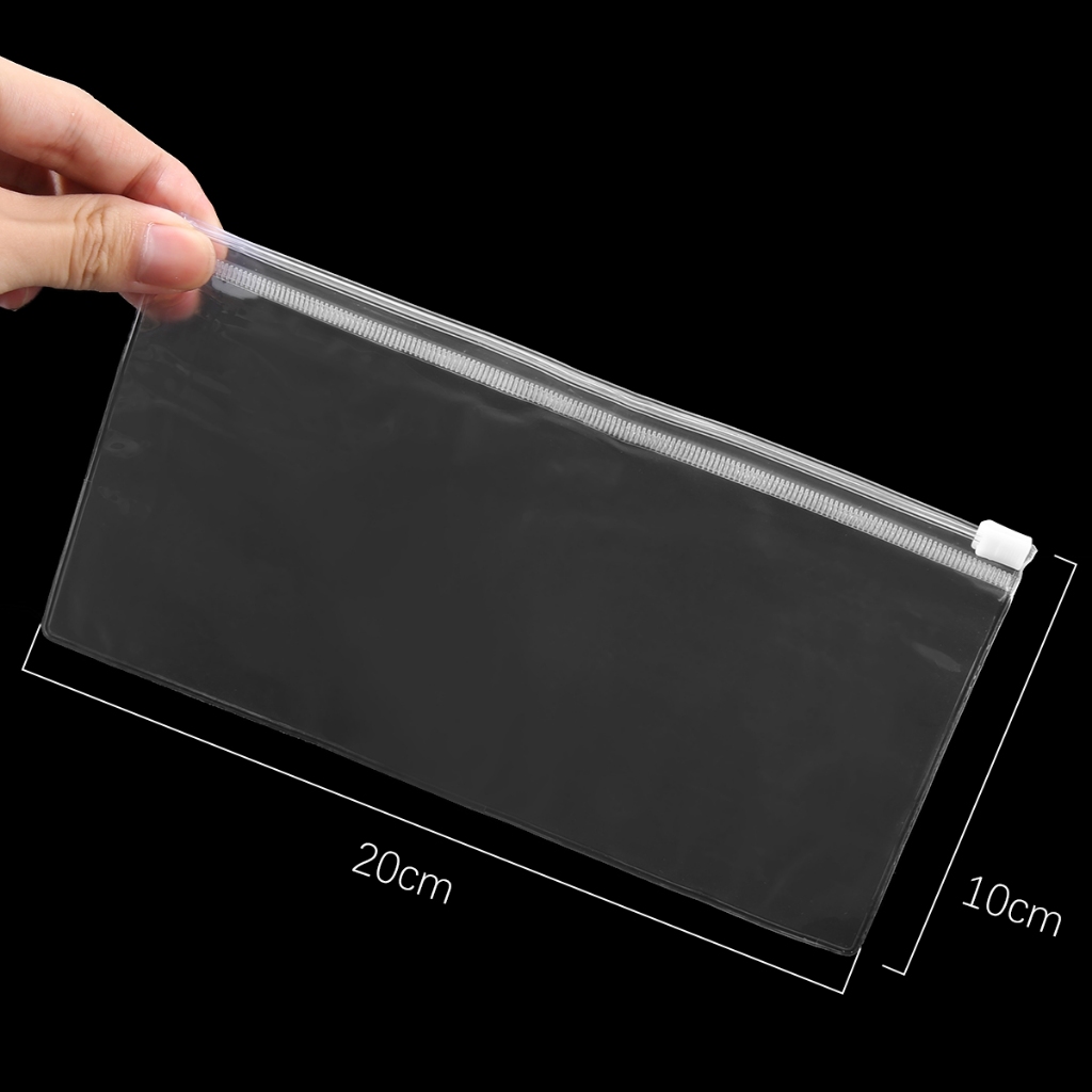 10/50pcs PVC Self Sealing Plastic Jewelry Zip Lock Bags Reclosable ...