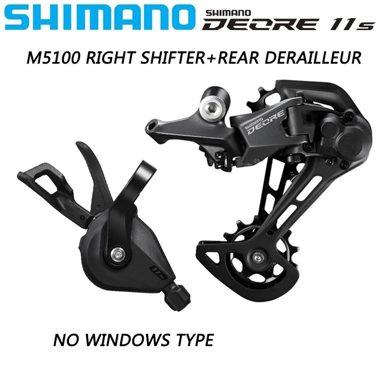 SHIMANO DEORE M5100 11S M6100 12S Groupset SL M6100 SHIFT LEVER RD M6100 SGS REAR DERAILLEUR 12 ...
