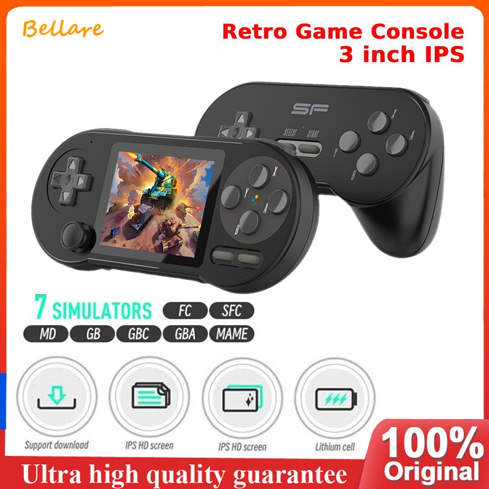 SF2000 Retro Handheld Game Console Built-in 6000 Games 3 Inch IPS ...