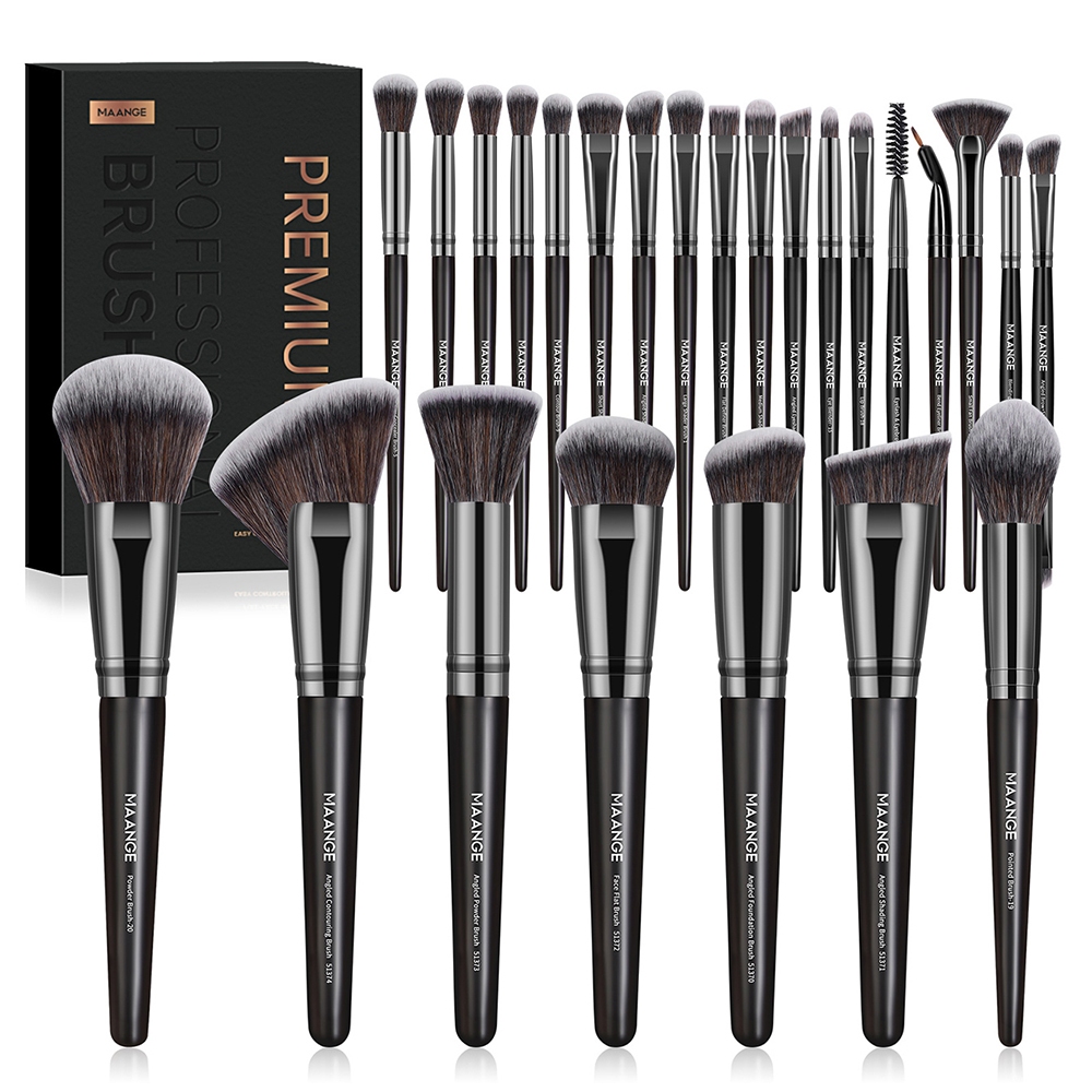 MAANGE 25pcs Brush Set Makeup Brush Premium Synthetic Concealer Blush ... MAANGE 25pcs Brush Set Makeup Brush Premium Synthetic Concealer Blush ...