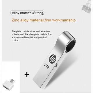 HP USB 3.0 2TB Pendrive Waterproof Metal USB Flash Drive High Speed ...